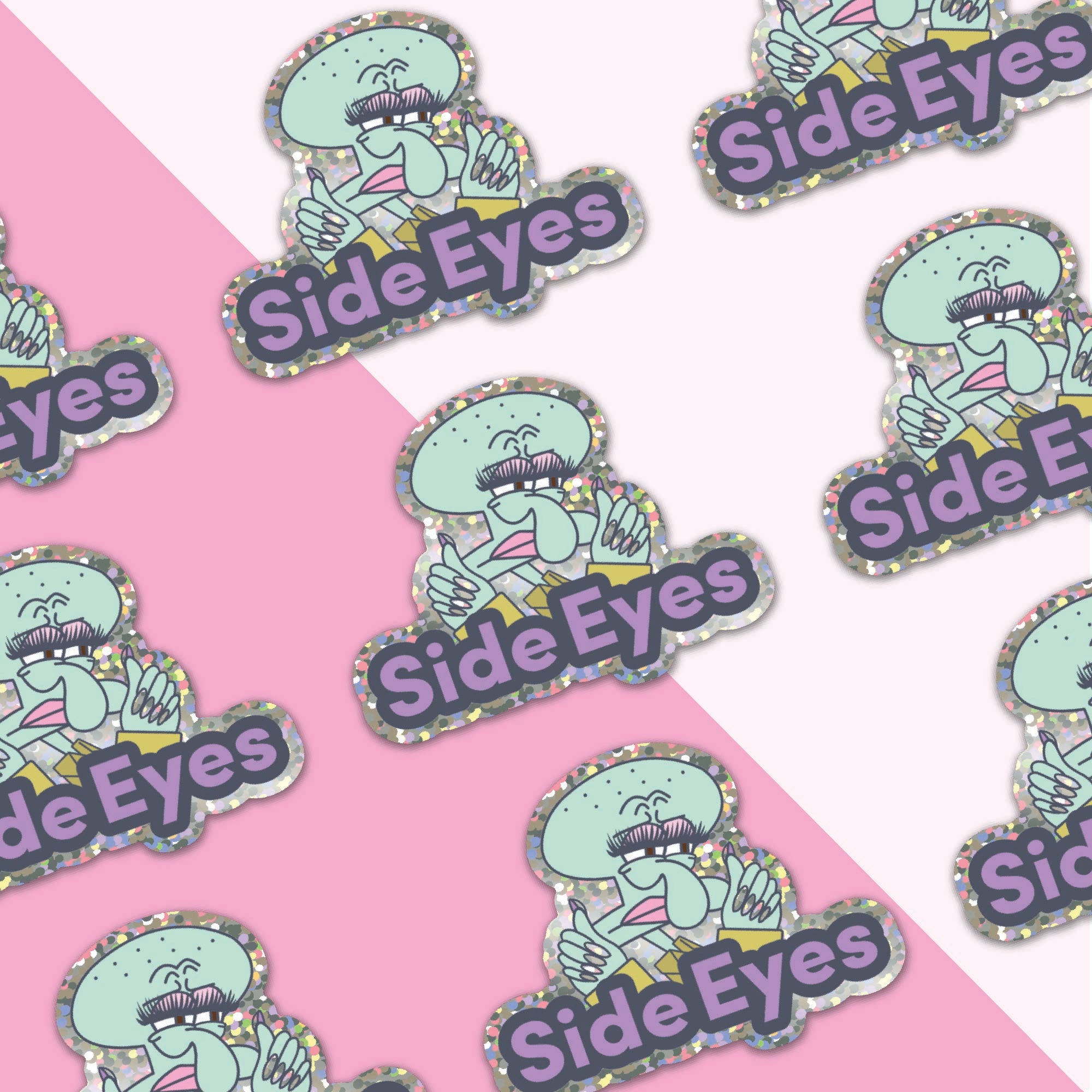 Side eyes | Sticker – Miss Mystica Design